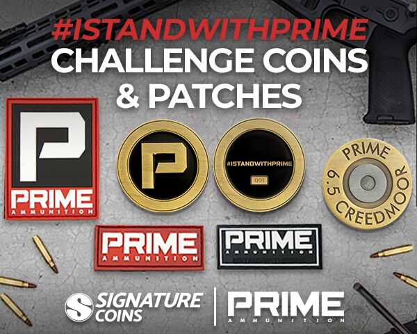 Prime Ammunition Challenge Coins - Signature Coins