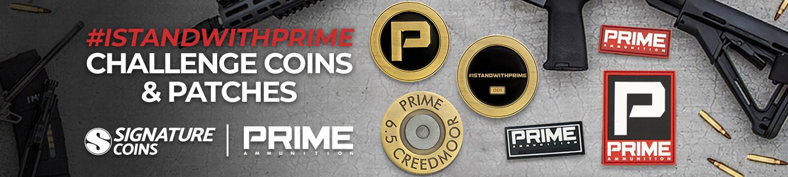 Prime Ammunition Challenge Coins - Signature Coins