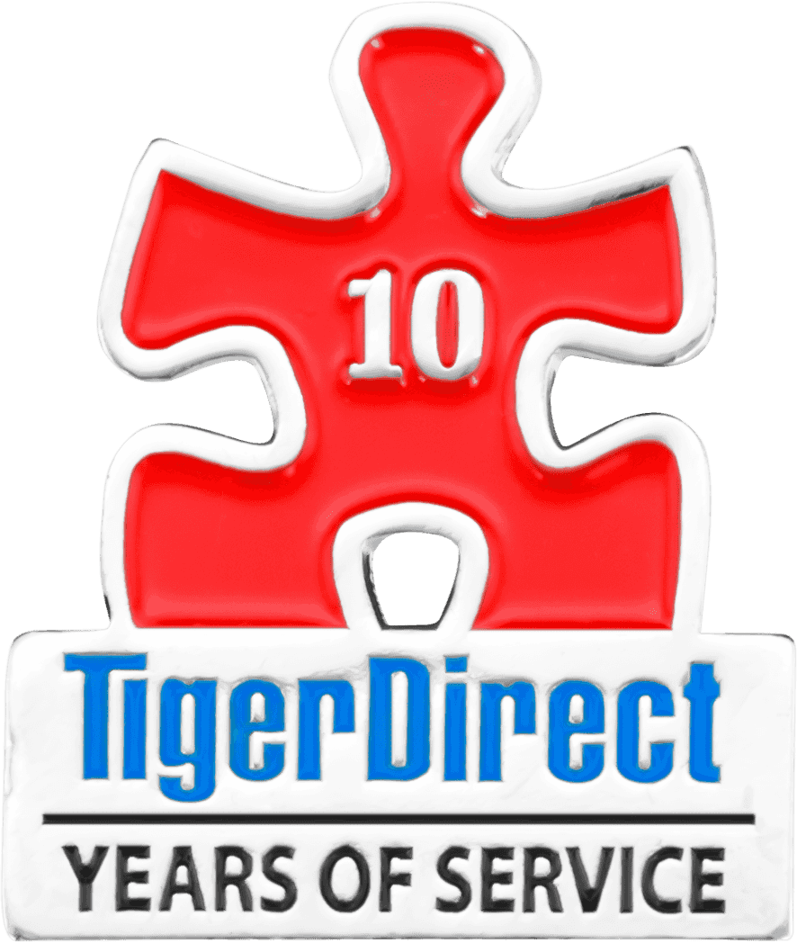 Custom Years of Service Pins - Signature Pins