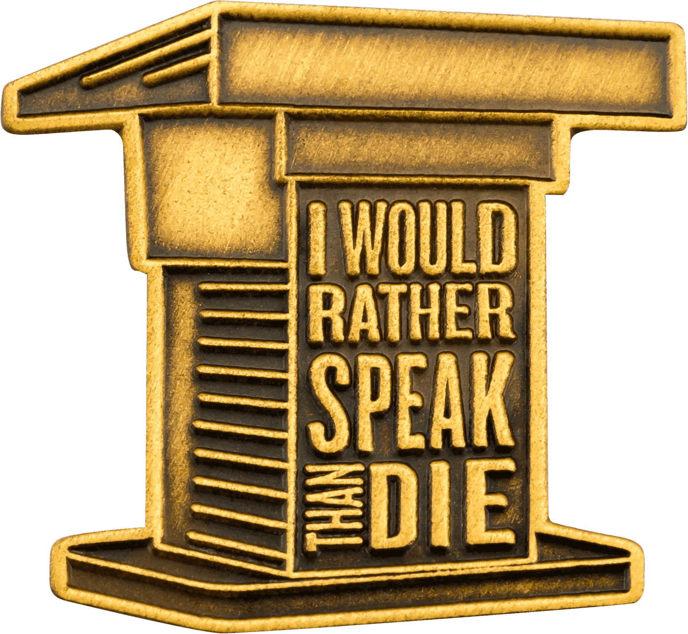 Die Struck Pins - Signature Pins