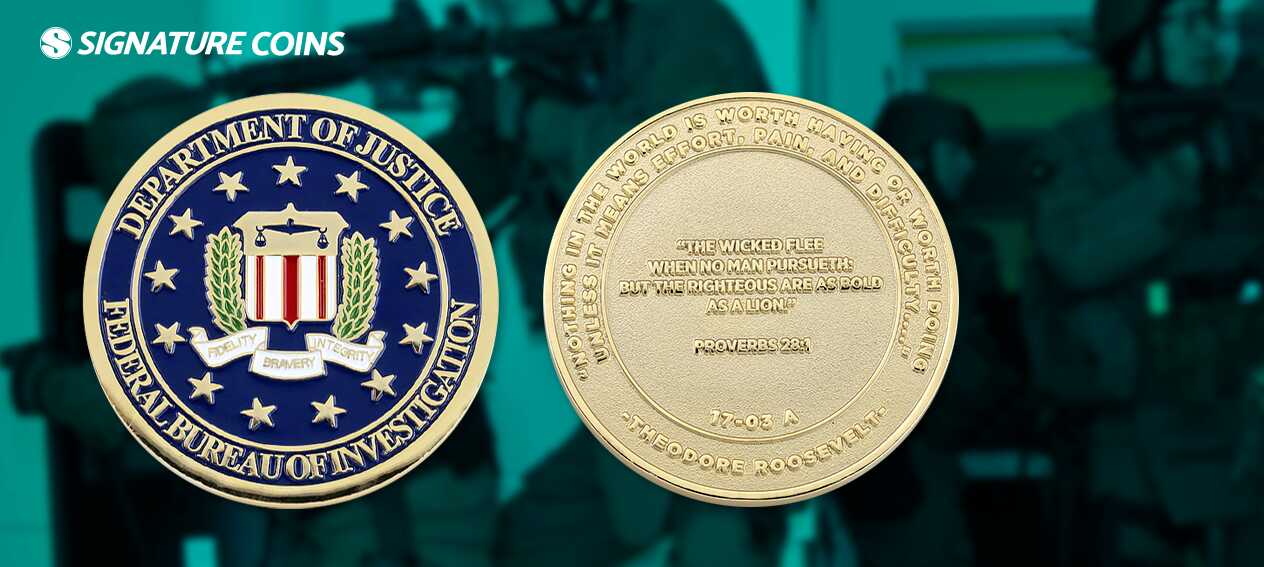 Government Challenge Coins - Signature Coins