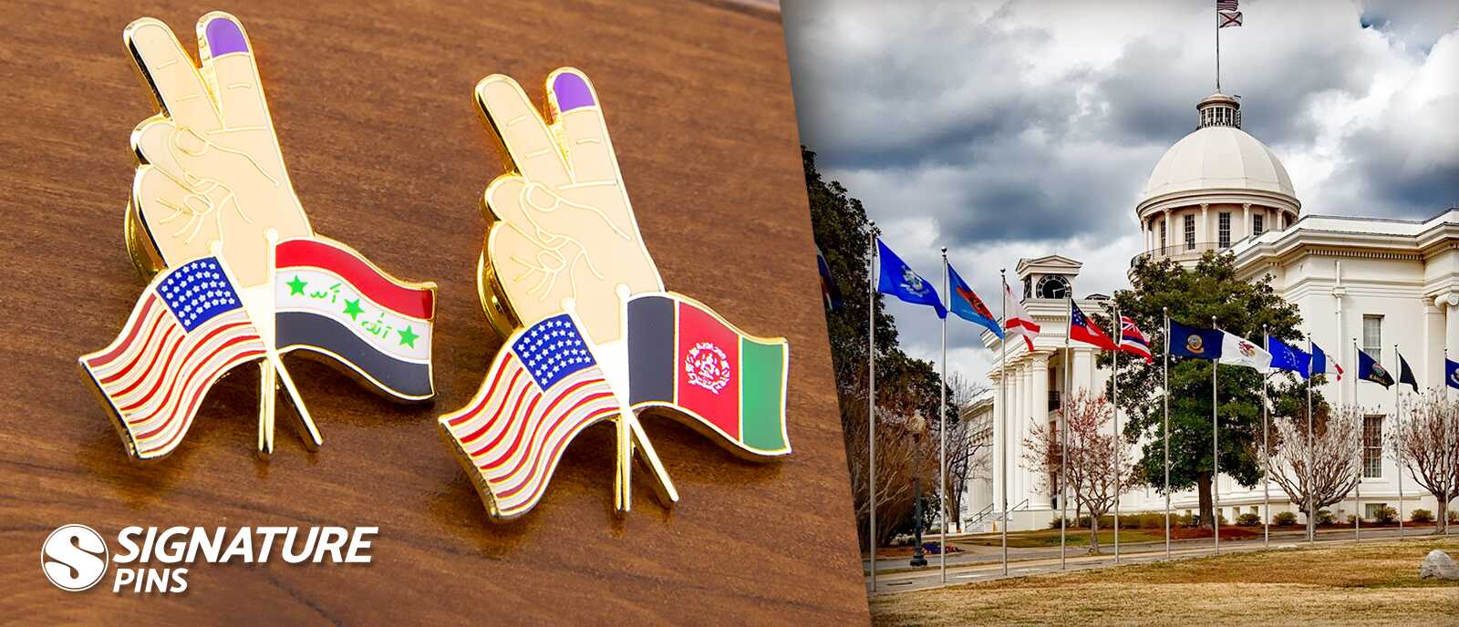 Political Pins - Signature Pins