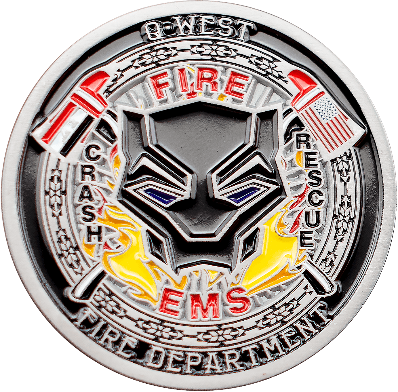 Probationary Firefighter Challenge Coins - Signature Coins