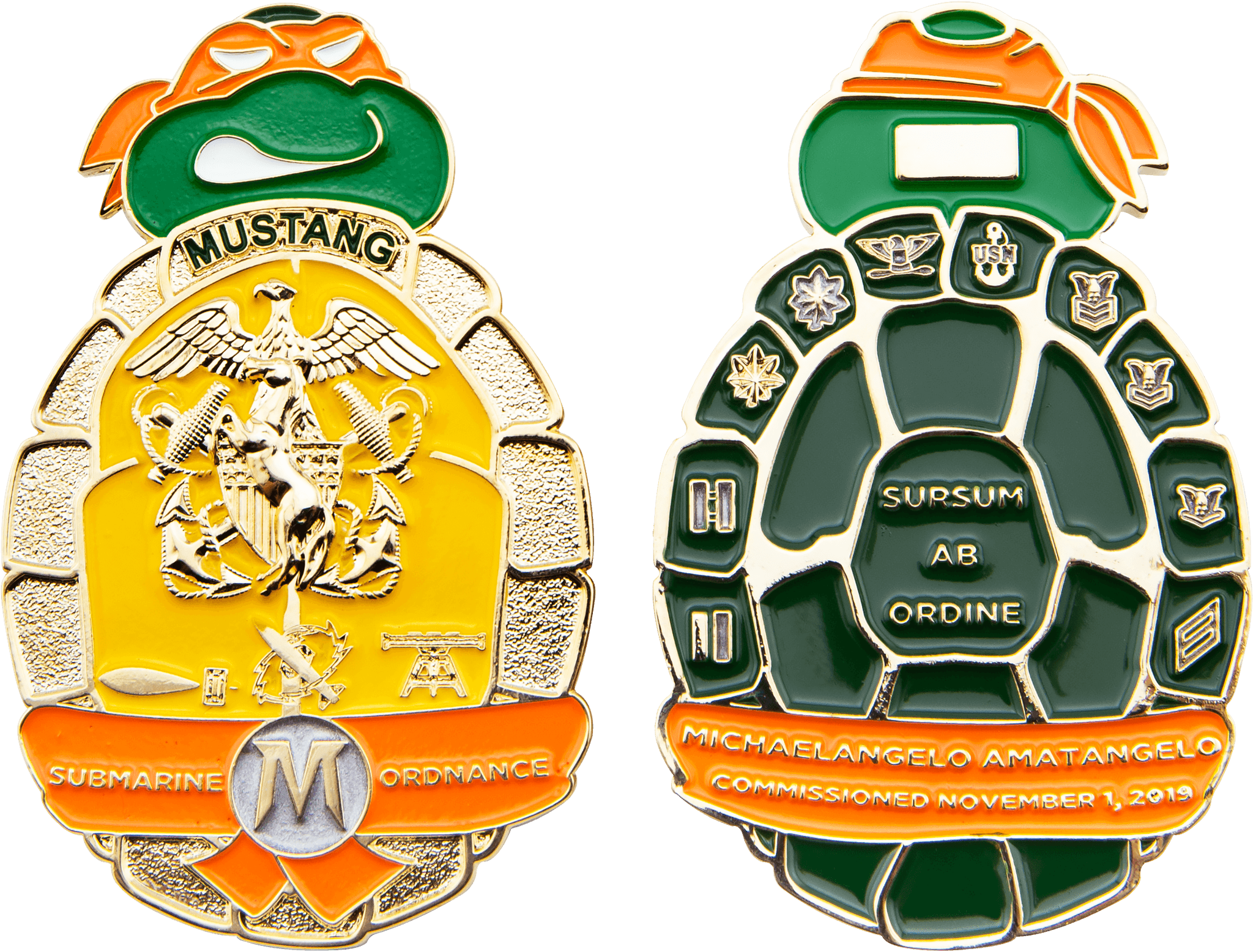 Navy Ship Challenge Coins - Signature Coins