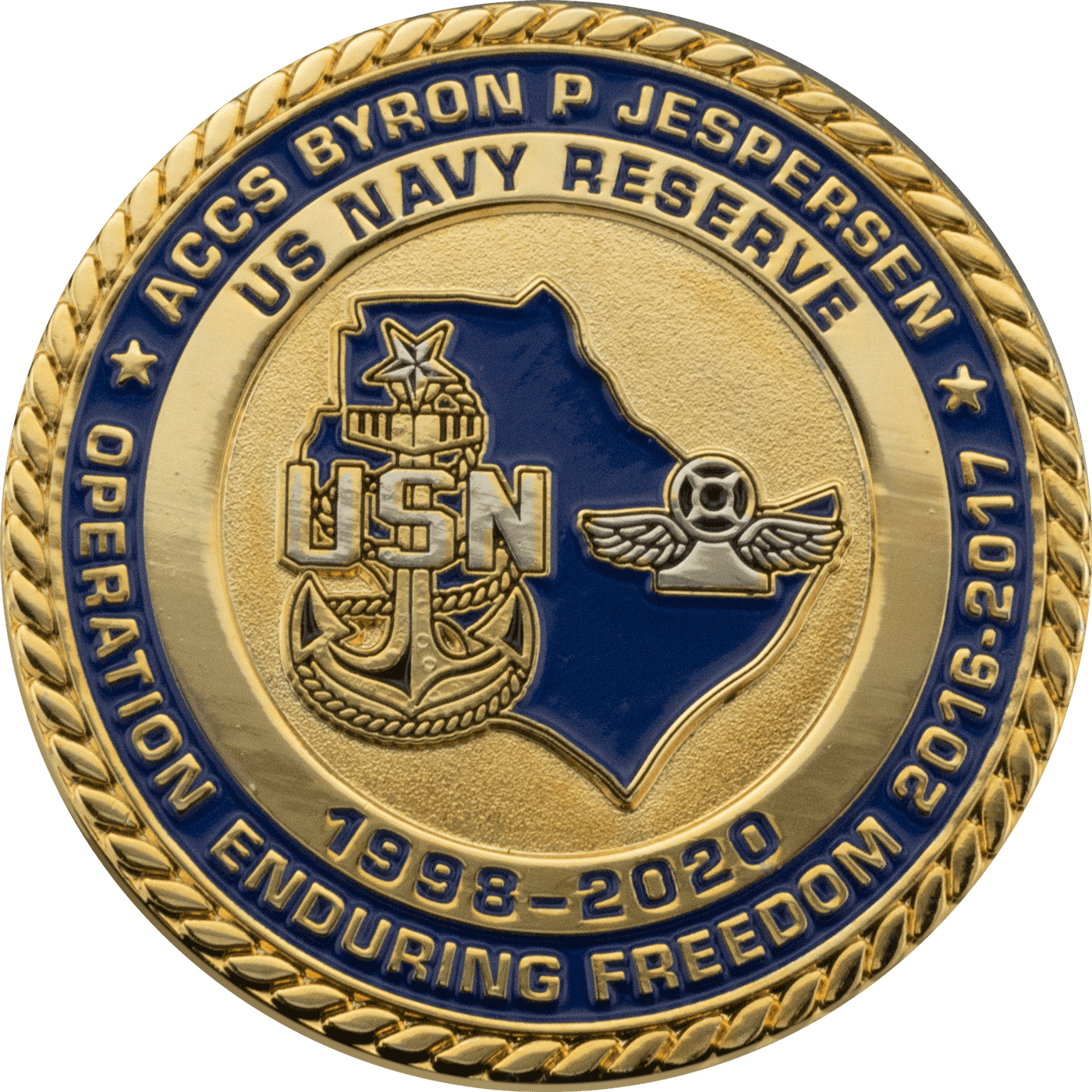 Custom Navy Coins - Signature Coins
