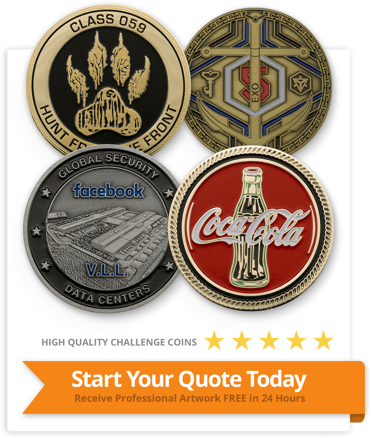 Commemorative Challenge Coins - Signature Coins