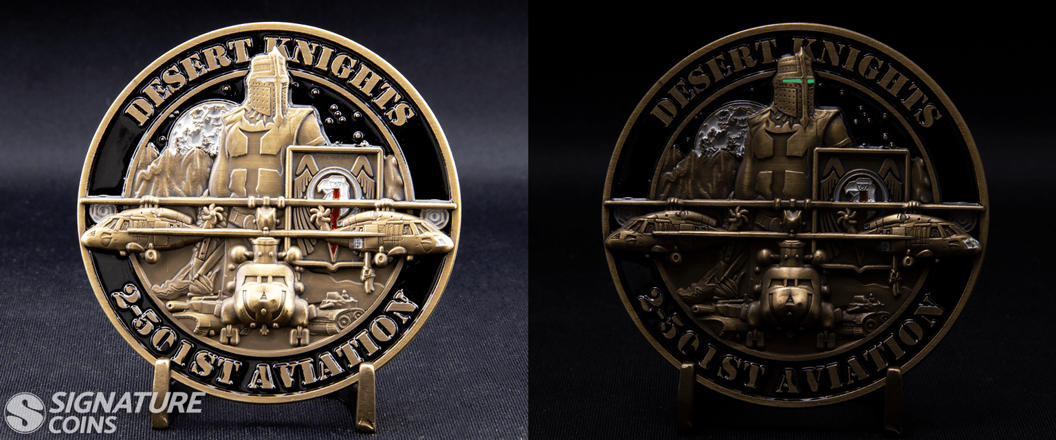Shedding Some Light on Glow in the Dark Challenge Coins – Signature Coins
