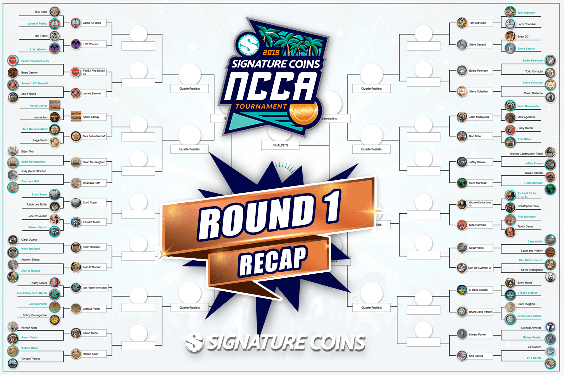 2019 NCCA Round 1 Recap – Signature Coins