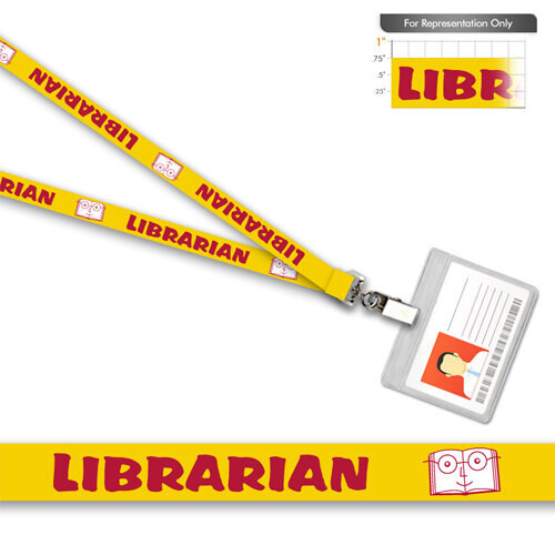 Library Lovers Month Custom Lanyards are Perfect for Holding Library ...