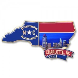 Charlotte, North Carolina Custom Lapel Pins – Signature Pins