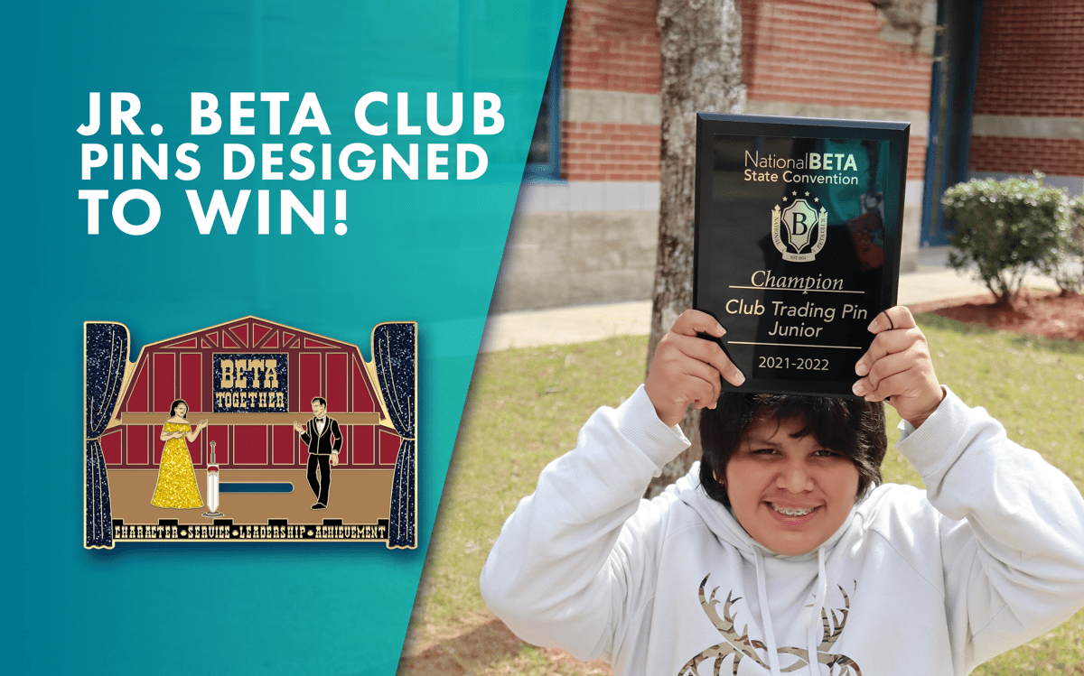 Jr. Beta Club Pins Designed to Win! – Signature Pins