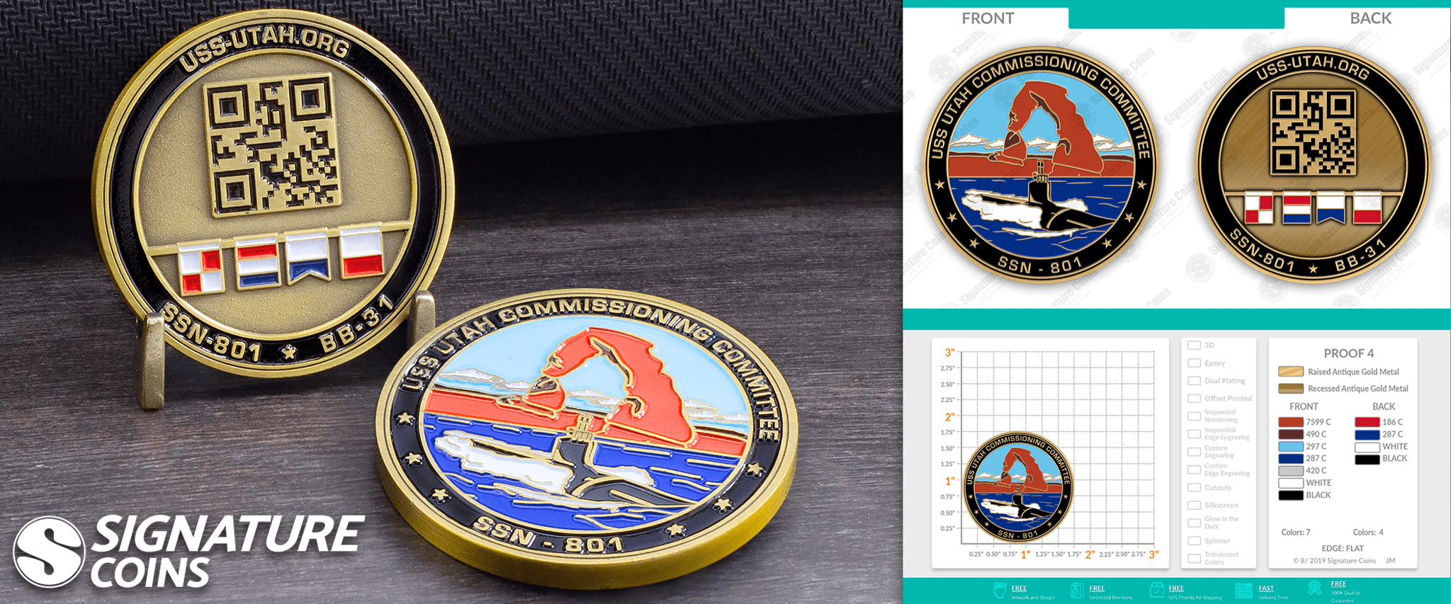 QR Code Coins – Signature Coins