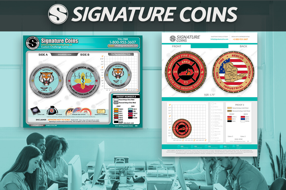 Introducing the New Custom Coin Design Template – Signature Coins