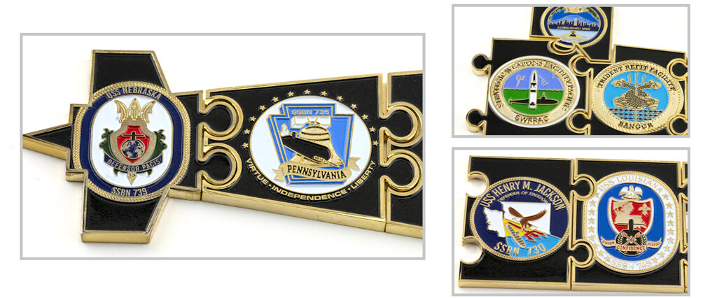 Interlocking Puzzle Piece Challenge Coins – Signature Coins